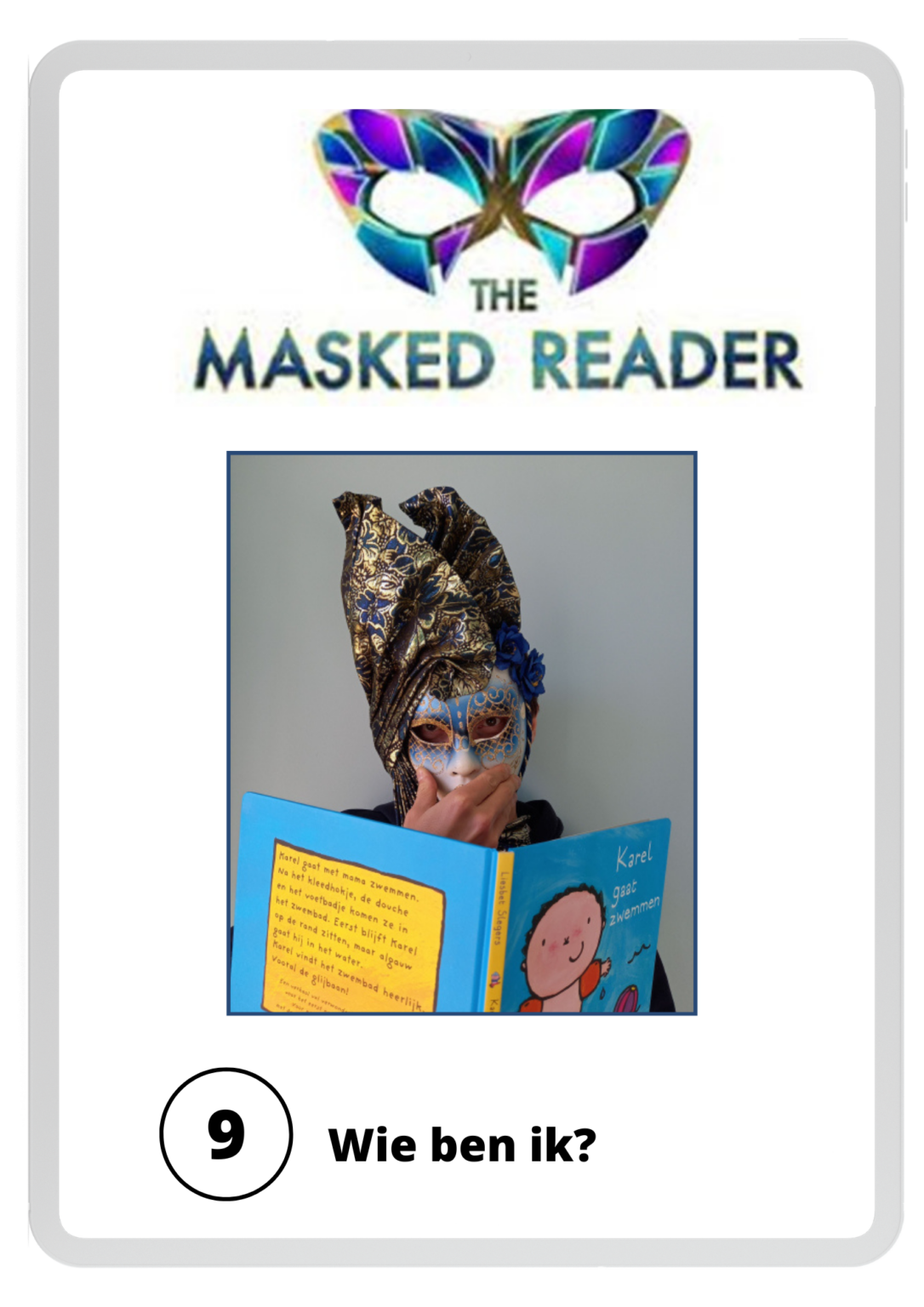 The Masked Reader – Gilko Merelbeke – Afdeling Bergwegel